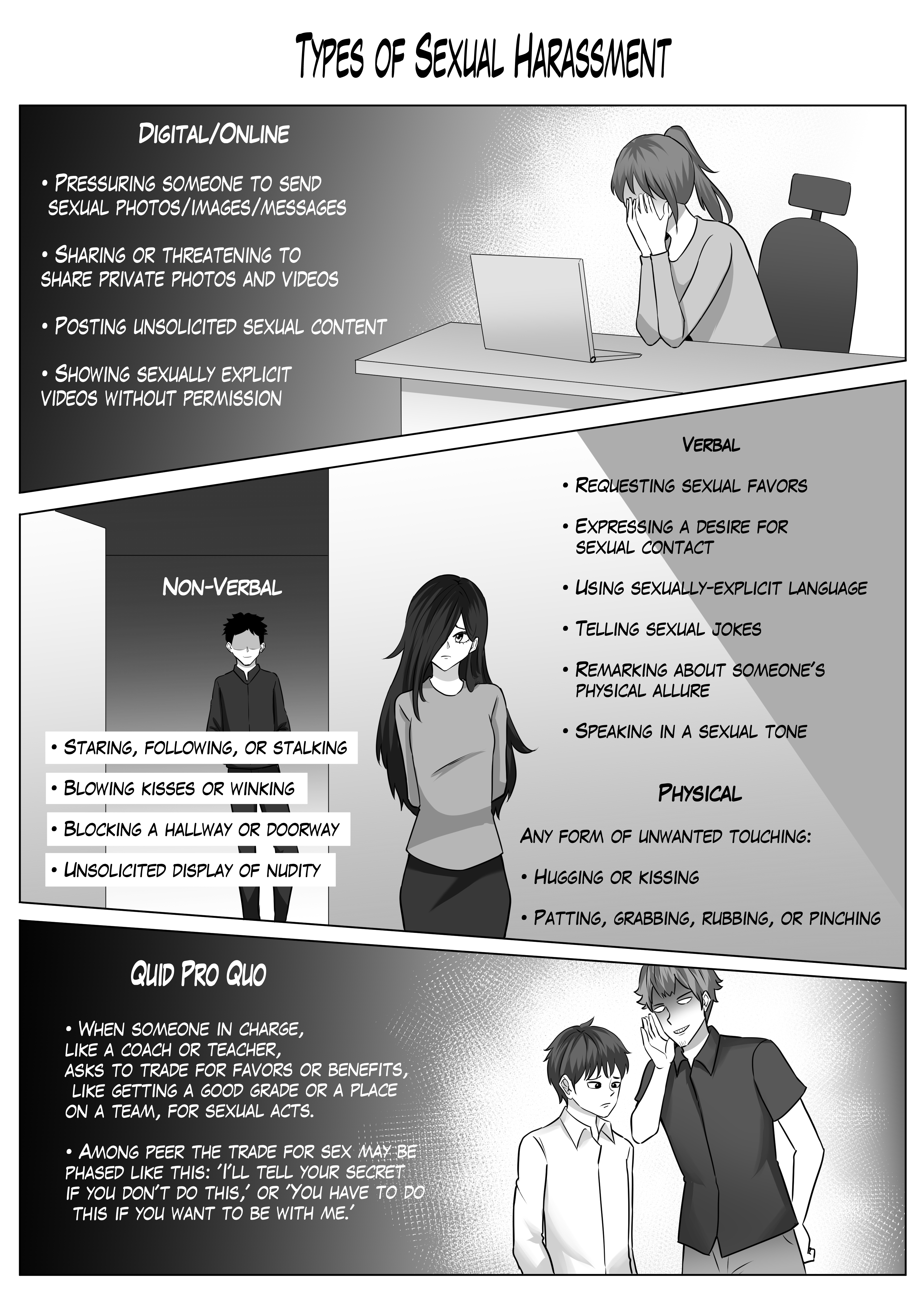 5a. Sexual Harassment Types Thumbnail | To-Tell-The-Truth Publishing